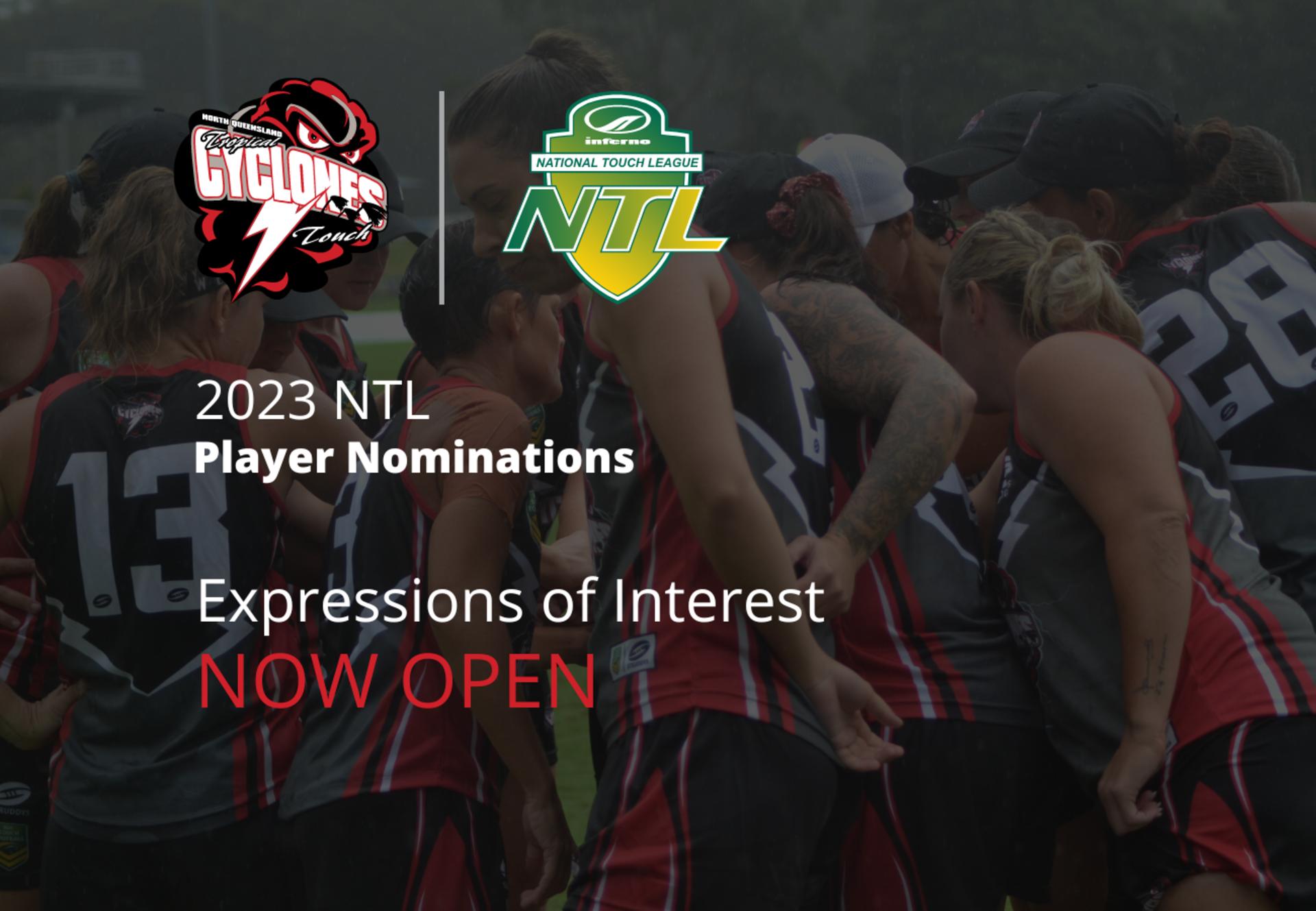 Cyclones NTL Player Nominations Now Open : Crocs Touch Club Townsville